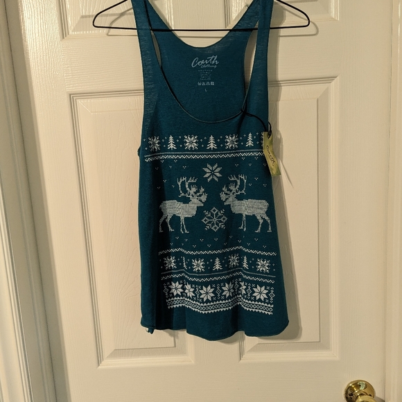Couth | Tops | Couth Winter Holiday Tank | Poshmark